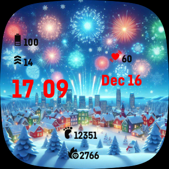 Cool Fireworks av Lily | Fitbits app-galleri