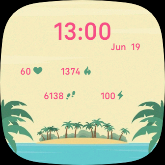 Summer vibe by DevNova | Fitbit App Gallery