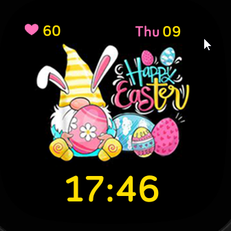 Happy Easter Gnome by Fitapps Dev | Fitbit App Gallery