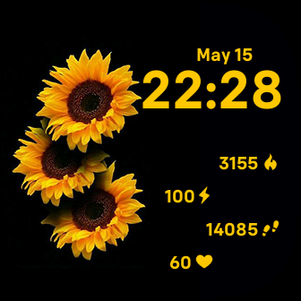 Sunflowers II by Flash Dev | Fitbit App Gallery
