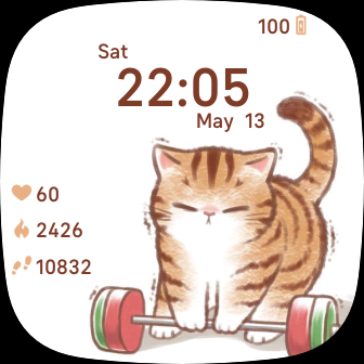 Meowscle par ClockDev | Apps partenaires Fitbit