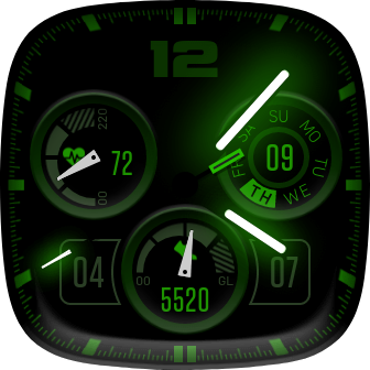 Luminous (8 themes)，開發人員 FitFace | Fitbit 應用程式庫