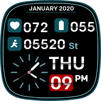 RETRO CLOCK 由 FitFace | Fitbit 应用程序库