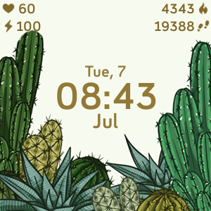 Cactus Wallpaper by emma | Fitbit App Gallery