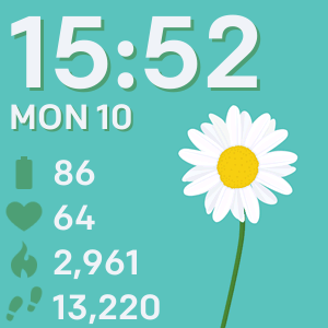 Daisy Flower by nistron Designs | Fitbit App Gallery
