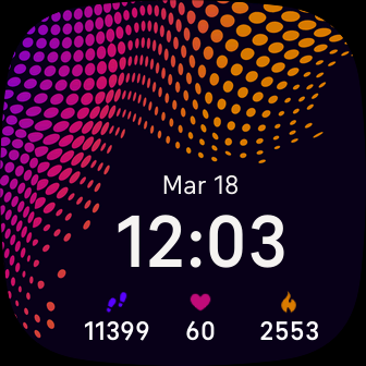 Vibrant Colors par Wannaa | Applications partenaires Fitbit
