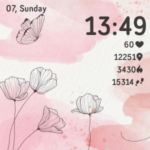 Paint Flower by YourFavoriteFaces | Fitbit App Gallery