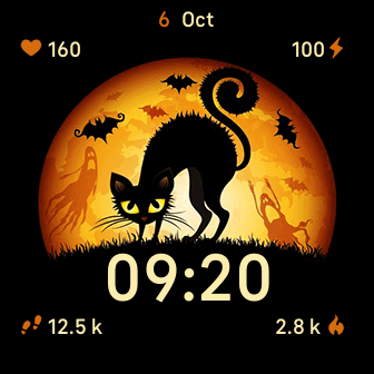 Black Cat by simplicity | Fitbit App Gallery