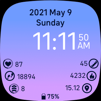 Animated Gradient #5 by RN Designs | Fitbit App Gallery