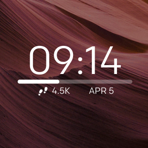 GIF Background by Kiezel Clockfaces | Fitbit App Gallery