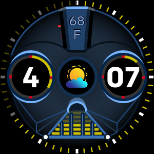 Vader Spinning stat by FitFace | Fitbit App Gallery