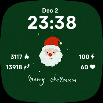 Santa1 de BestDev | Galería de aplicaciones Fitbit