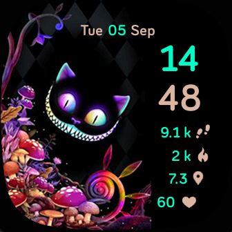 Spooky Cat door Innovative Clocks | App-galerie van Fitbit