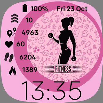 Fitness by Now Clock Faces | Fitbit App Gallery