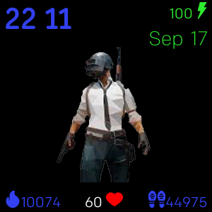 gun man with mask 由 Richard Iulius | Fitbit 应用程序库