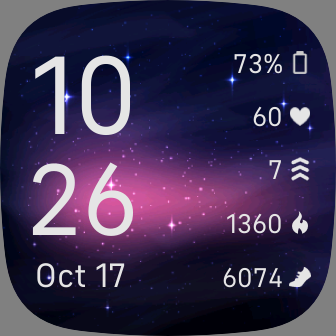 Colorful Space by Wannaa | Fitbit App Gallery
