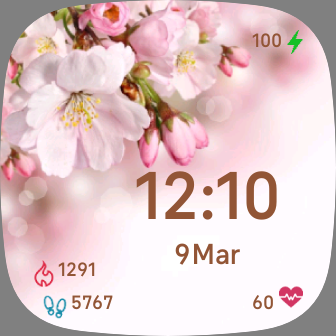 Spring Flowers Pink by Special Face | Fitbit App Gallery