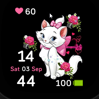 Rose Cat by Adrenaline Rush | Fitbit App Gallery