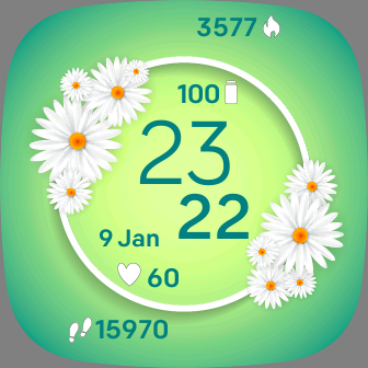 Flower Ring by Tungsten | Fitbit App Gallery