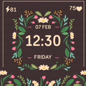 The Spring Flowers 由 Clock Studio Co. | Fitbit 应用程序库