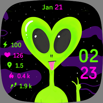 Alien Love av Mia-Ana | Fitbit-appgalleri