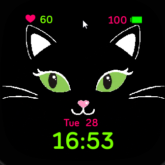 Black Cat by Smart Apps | Fitbit App Gallery